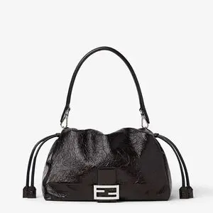 Fendi Baguette® Soft Large Crackled Leather Bag - [black]